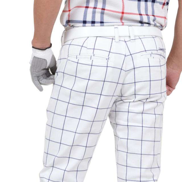 ゴルフウェア ゴルフパンツ メンズ ゴルフパンツ ロングパンツ カツラギ ストレッチ素材 サンタリート (CG-NF1702)の通販はau ...