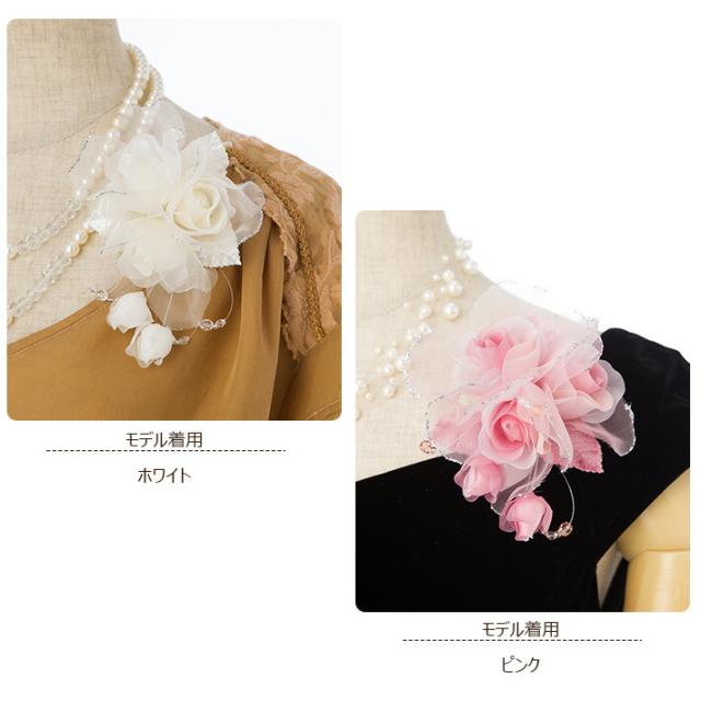 コサージュ 日本製 フォーマル 結婚式 卒業式 卒園式 入学式 入園式 高級 ガラス ヘアクリップ ホワイト ピンク ベージュ 母の日の通販は ...