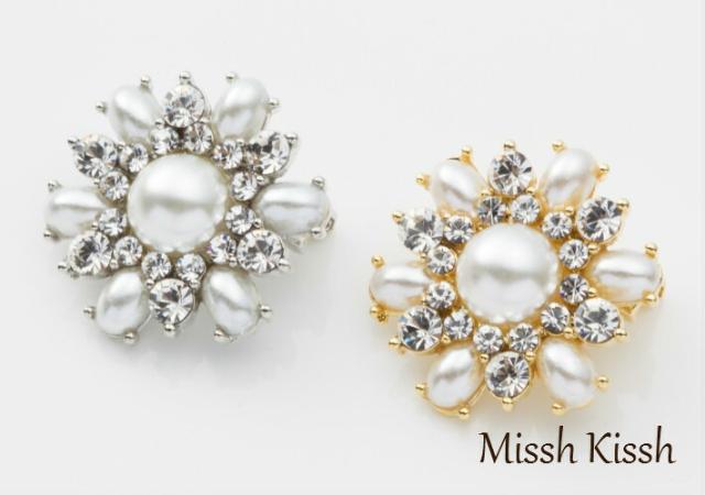 ブローチ パール フォーマル 結婚式 卒業式 卒園式 入学式 入園式 高級 アクセサリー アクセ 樹脂パール パーティー 二次会 入学式 の ...