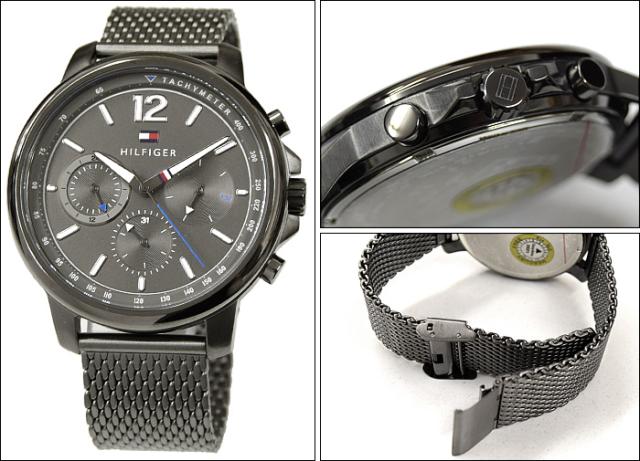 トミーヒルフィガー TOMMY HILFIGER 1791530(293)時計 腕時計 メンズ グレー メッシュベルト (sp2022)の通販 ...