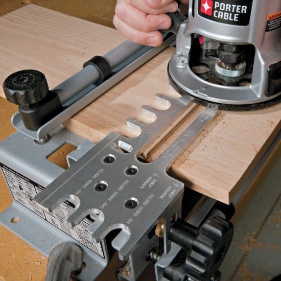 PORTER CABLE Dovetail Jig With Mini Template Kit 4216 Gray au 