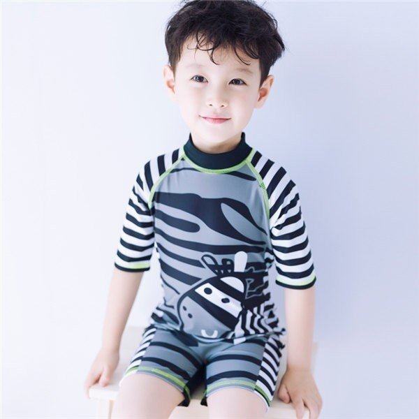 水着 男の子 女の子 ベビー キッズ 子供服 ボーダー柄 サロペット ロンパース オールインワン 可愛い スイムウェアの通販はau PAY ...