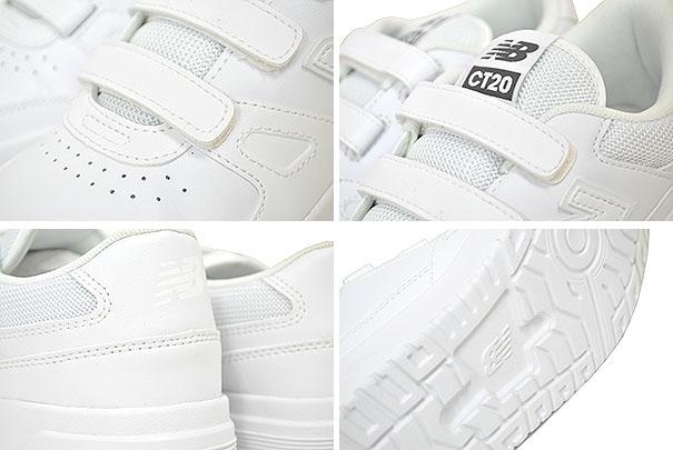 【ニューバランス YVCT20LM】NEW BALANCE YVCT20LM WHITE ホワイト スニーカー ベルクロ レディース CT20 ...