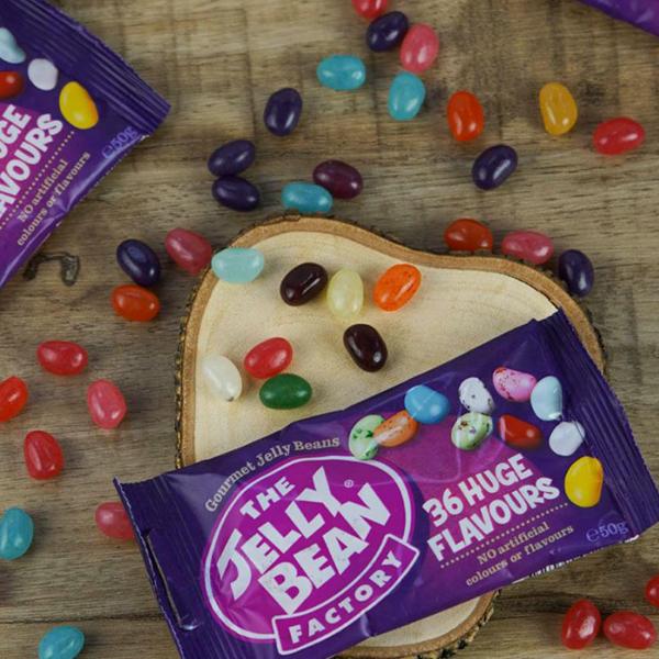 The Jelly Bean Factory 36 huge Flavours 50g x 4個 メール便送料無料 ジェリービーンファクトリー ...
