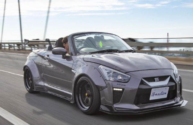 【Ms】ダイハツ コペン LA400K (2014y-) lb★nation COPEN GT-K リアウィング ver.1（GTウィング ...
