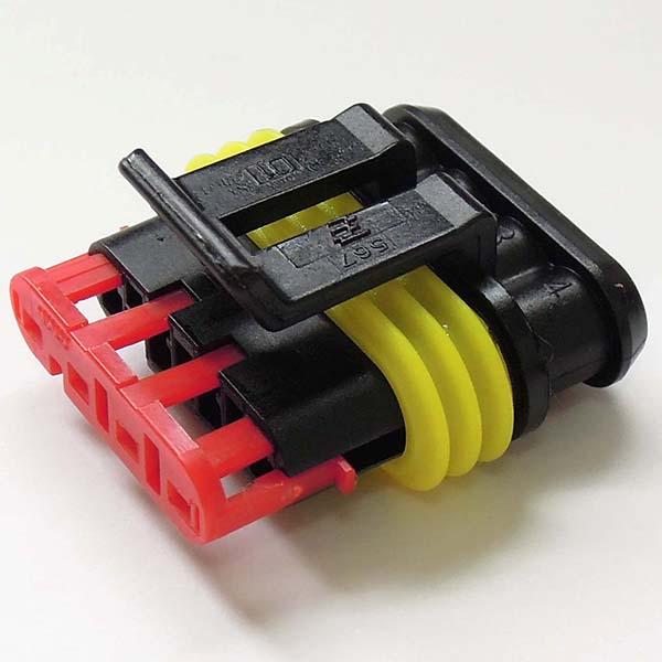 JTCオートツールズ:ハウジング4極F (メス端子用) 44.23680/0【メーカー直送品】【地域制限有】 タイコエレクトロニクス（TE） コネクタ の通販はau PAY マーケット ...