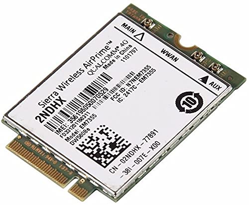 Wireless dw5808e 5808e em7355 4G LTE Sierra Wireless airprime Gobi5000 ...