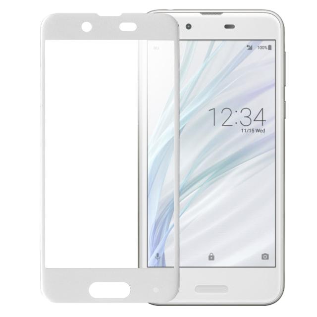 AQUOS sense SHV40 / SH-01K 強化ガラスフィルム 3D 曲面 全面保護 フルカバー 9H シャープの通販はau PAY ...