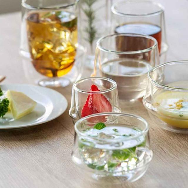 キントー KINTO シャンパングラス 160ml KRONOS ダブルウォール 二重構造 保温 ガラス製 （ コップ グラス 保冷 電子レンジ対応 食器 食の通販はau Wowma!（ワウマ ...