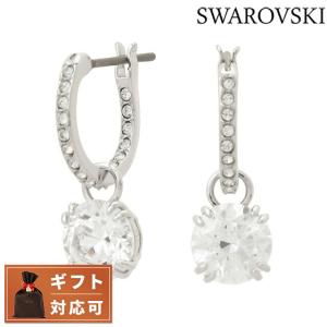 スワロフスキー SWAROVSKI 5636717 コンステラ ラウンドカット クリスタル パヴェ ドロップ ピアス シルバー レディース ...