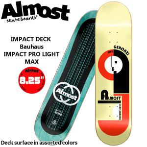 スケボー デッキ オルモスト ALMOST IMPACT DECK Bauhaus IMPACT PRO LIGHT MAX 8.25 x ...