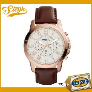 FOSSIL FS4991 フォッシル 腕時計 アナログ Grant グラント メンズ ベージュ ブラウン ゴールド カジュアルの通販はau ...