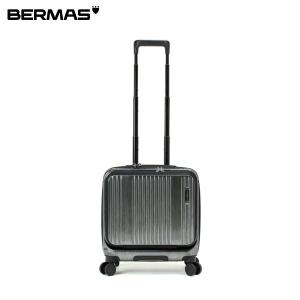 BERMAS（バーマス）INTER CITY フロントオープン スクエア4輪39c (リニューアルモデル) 33L スーツケース キャリー ...