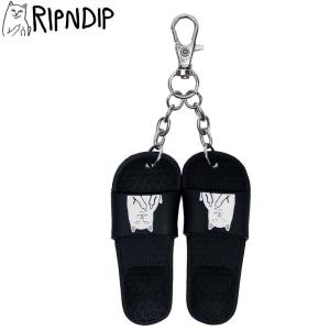 RIPNDIP リップンディップ キーホルダー LORD NERMAL MINI SLIDES KEY CHAIN ブラック NO5の通販は ...
