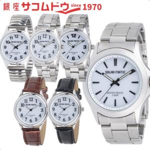 クレファー 腕時計 TELVA テルバ SOLAR MATIC アナログウオッチ ソーラー 腕時計 メンズ SM-AM165-WTS SM ...