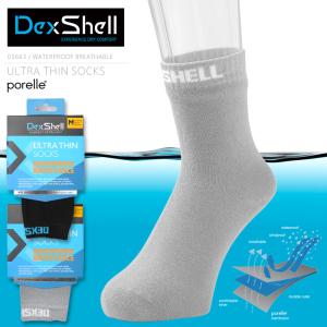 DexShell デックスシェル DS663 ウォータープルーフ・ブリーザブル ULTRA THIN クルーソックス【T】 秋冬新作 あったか_fの通販はau PAY マーケット ...
