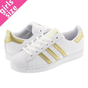 adidas SUPERSTAR W アディダス スーパースター ウィメンズ FTWR WHITE/GOLD METALLIC/FTWR ...