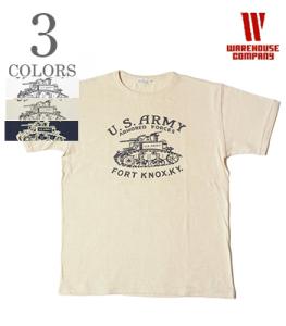 WAREHOUSE ウエアハウス 半袖|スキブ|ランドリーホール|プリントTEE『USN SKIVVY SHIRTS U.S.ARMY ...
