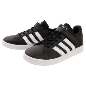 アディダス(adidas)グランドコート C GRANDCOURT C 黒 ブラック EF0108 キッズ 紐なし 靴シュー…の通販はau ...