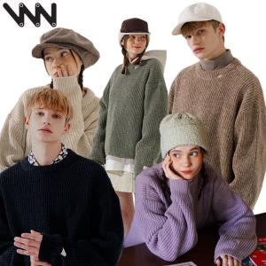 WVプロジェクト ニット WV PROJECT 正規販売店 RELEASE ROUND KNIT リリース ラウンドニット 全5色 ...