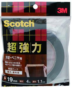 3M スコッチ 超強力両面テープ 木材・ベニヤ用 SMZ-19Rの通販はau PAY マーケット - おひとつ便｜商品ロットナンバー：597213549