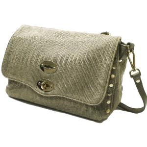 ザネラート ハンドバッグ ポスティーナ ヌバック - 2WAY ブロンズ金具