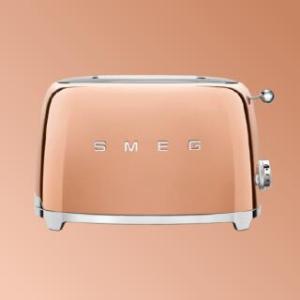 【日本正規品】smeg Toaster TSF01 RoseGoldローズゴールド /SMEG/スメッグ/トースター/イタリア家電の通販はau ...