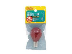 ELPA G-20H-R(ELPA) カラーS型ミニ球 25W 口金E17 レッド｜通販 - au PAY マーケット