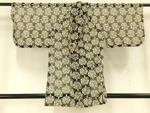 平和屋着物＃羽織　総レース　草花文　黒地　CAAW4837dy 平和屋着物＃羽織 総レース 草花文 黒地 CAAW4837dy