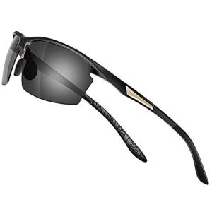 glazata 偏光スポーツサングラス 偏光グラス 昼夜兼用・超軽量メタル uv400 紫外線カット ドライブ/野球/自転車/夜釣り／ランニング／ゴの通販はau PAY マーケット - U ...