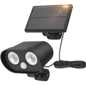 LEDEE センサーライト 屋外 ソーラーライト 分離型 LED 人感センサーライト IP65防水 防犯ライト 屋外照明 壁掛け可能 電気代ゼロ 設置簡の通販はau PAY マーケット ...