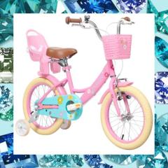 Glerc Maggie 子供用自転車 女の子用 キッズバイク 幼児乗り練習 花柄