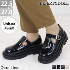 送料無料】厚底ローファー ゴスロリ ヒール23cm ロリータ靴 超厚底 ぽ