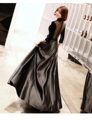 エレガント ロングドレス パーティドレス ワンピ カラードレス ナイト