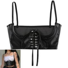 スレイブネックレス ドレススーツ ボディスーツ コルセット S M L XL