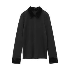 KLASICA/クラシカ ボトルネックニット メンズ トップス ニット ブラック 黒 長袖 無地 KLASICA/クラシカ ボトルネックニット メンズ トップス ニット
