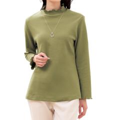 トレーナー 秋冬 （大きいサイズ）ワッフル素材のゆったりリブ