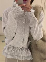 nest Robe UpcycleLino ストライププチフリル2wayシャツ 定価24200円