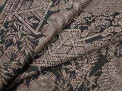 平和屋着物○本場大島紬 9マルキ 雲取り枝松文 正絹 逸品 CAAU2756ycの