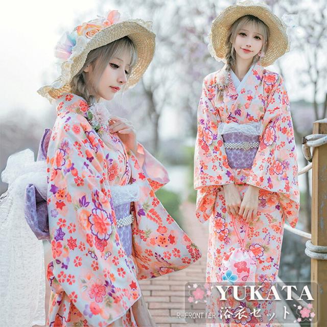 大人 女性 20代 30代 可愛い 個性的 花火大会 夏祭り 女の子 女子会 紅葉狩り 花火大会 服 女性浴衣 ゆかた 薄手 洗える 150cm 160cm 花火大会 お祭り 旅行 かわいい 着物