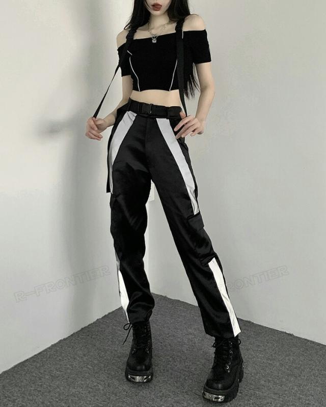 黒 ダンス スーツ 韓国 K-POP 大人衣装 レディース ショート丈