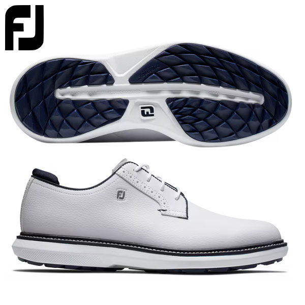 フットジョイ トラディションズ 57948 スパイクレス ゴルフシューズ ホワイト FOOTJOY FJ Traditions