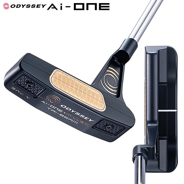 オデッセイ Ai-ONE MILLED TRI-BEAM ONE T CH パター ストロークラボ 90 スチールシャフト