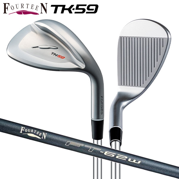 フォーティーン TK-59 ウェッジ FT62W Ver2 カーボンシャフト
