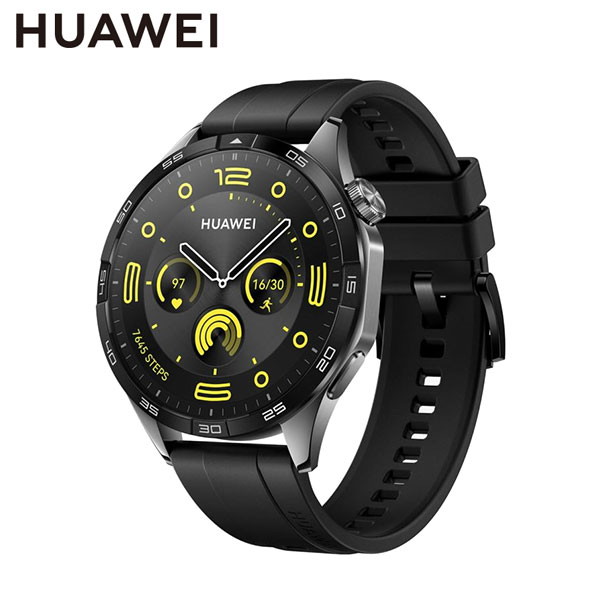 ファーウェイ WATCH GT4 46mm PNX-B19 ゴルフナビ機能搭載 スマートウォッチ ブラック【即納】