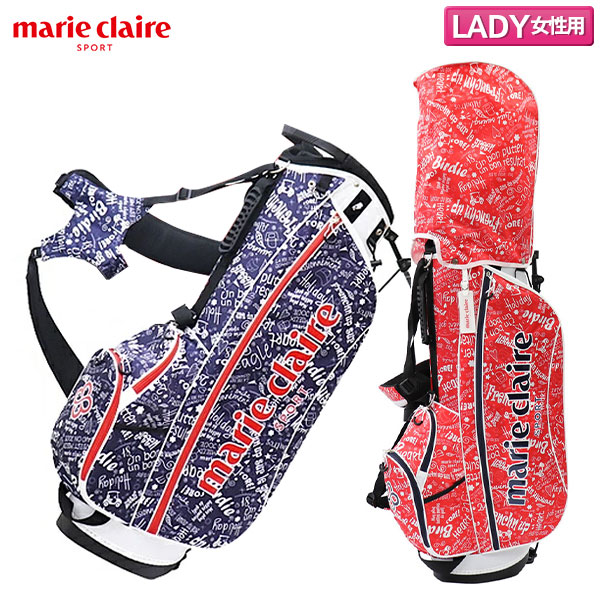 【レディース】マリクレール MC-LS0001 スタンド キャディバッグ ゴルフバッグ【即納】