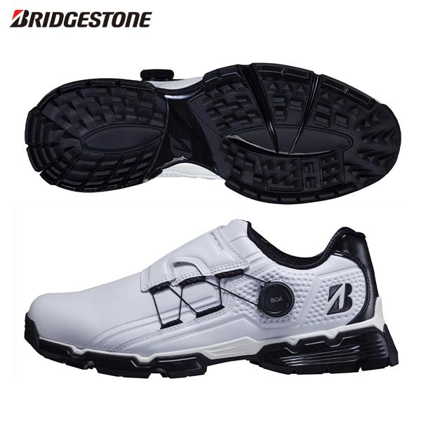 ブリヂストン ゼロスパイク バイター ツアー SH2401 スパイクレス ゴルフシューズ ホワイト×ブラック(WK)
