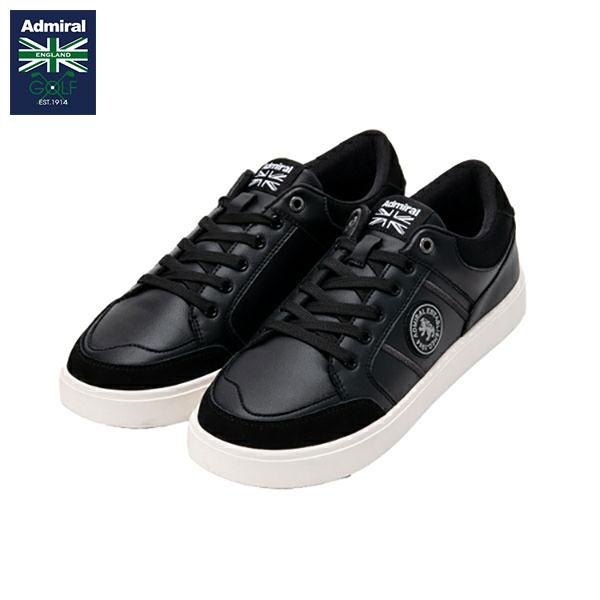 【送料無料】アドミラル ゴルフ LEICESTER GOLF ADMS3A スパイクレス ゴルフシューズ ブラック【即納】