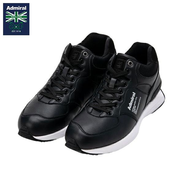【送料無料】アドミラル ゴルフ HYDEPARK MID GOLF ADMS3B スパイクレス ミッド ゴルフシューズ ブラック【即納】