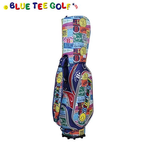 ブルーティー ゴルフ カリフォルニア ワッペン柄 CB-024 カート キャディバッグ【即納】